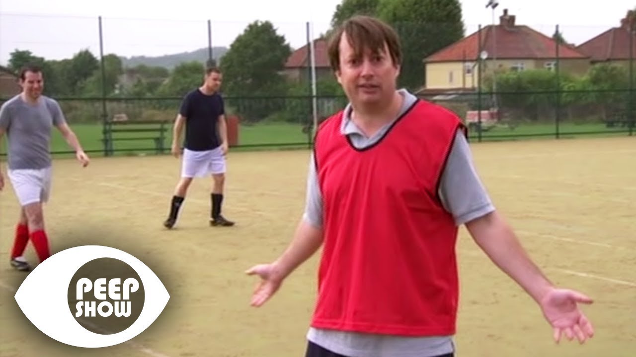 Mark Corrigan Plays Football 😂 - Peep Show Series 8, Episode 6 - YouTube