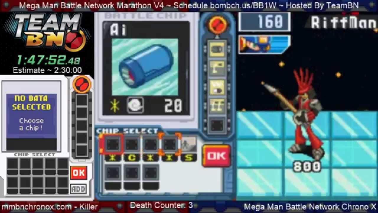 TeamBN's Marathon V4 - Mega Man Battle Network Chrono X by MegaDudes ...