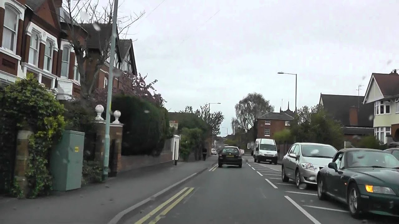 Driving Along Tudor Way, Bromyard Road & Tybridge Street, Worcester ...