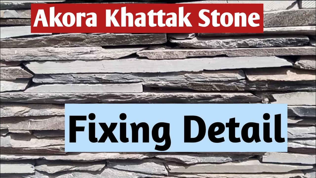 Akora Khattak Stone Fixing Detail|Tips4Engineer - YouTube