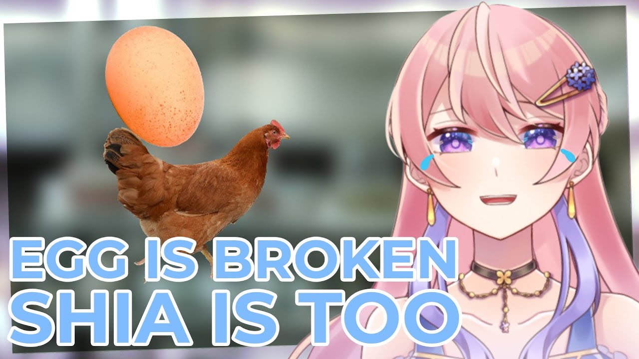 🦩 egg is broken. shia is too. + AMOGUS【Vtuber Indonesia】 - YouTube