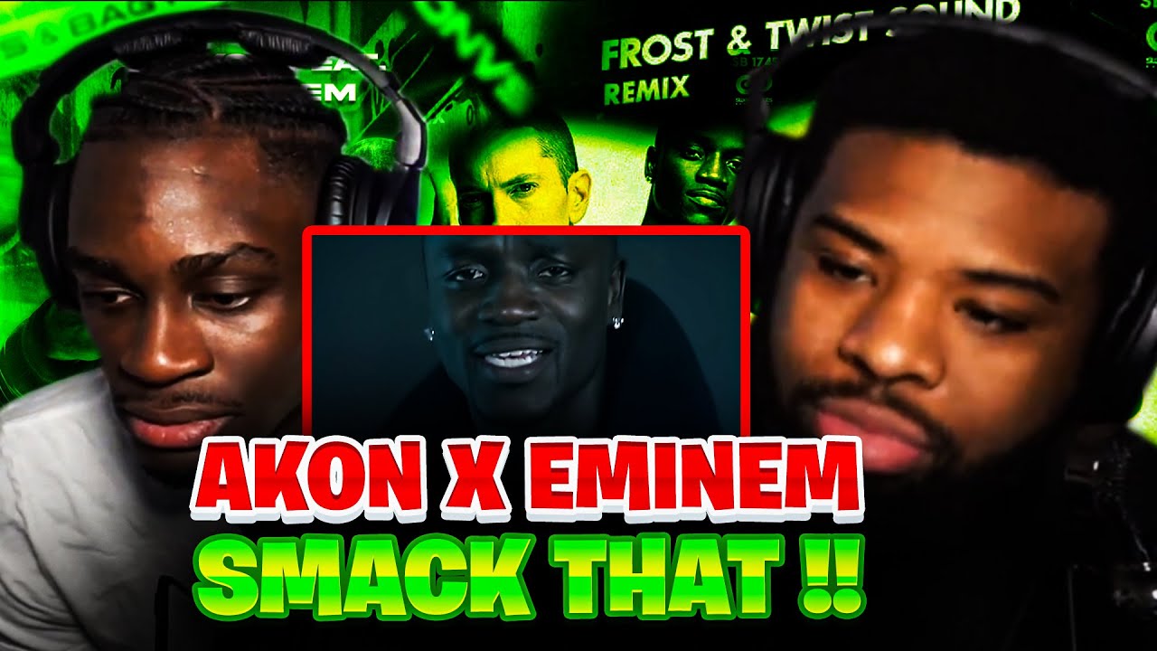 BabanTheKidd FIRST TIME reacting to Akon - Smack That ft. Eminem!! Akon ...