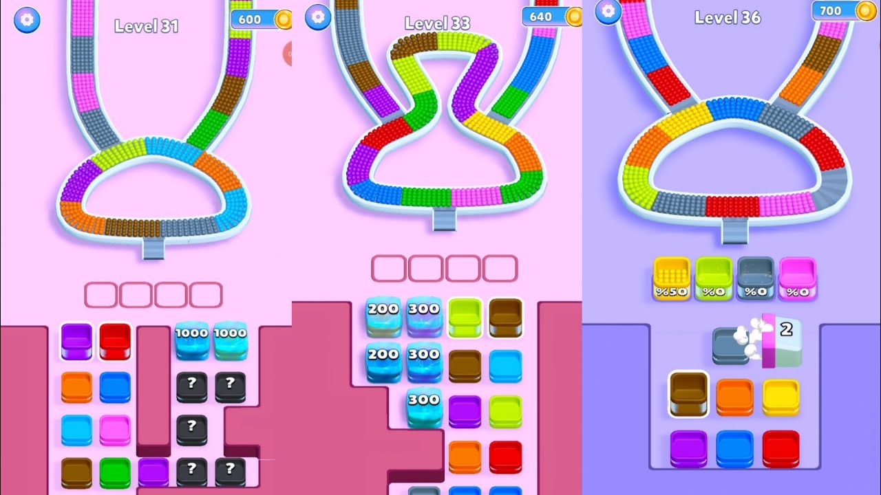 Beads Out | Levels 31–40 Gameplay Walkthrough | Satisfying Puzzle Game ...