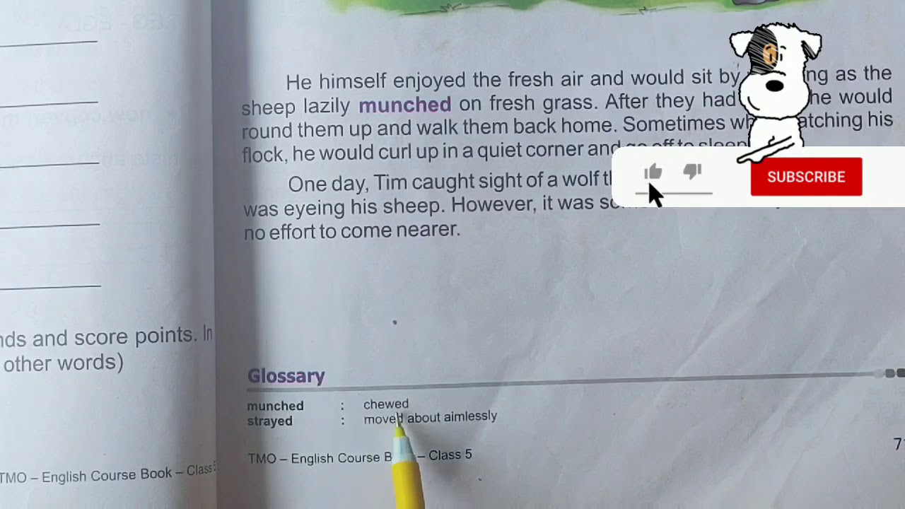 CLASS =5 ||THE UNGUARDED FLOCK ||WORD MEANING || - YouTube