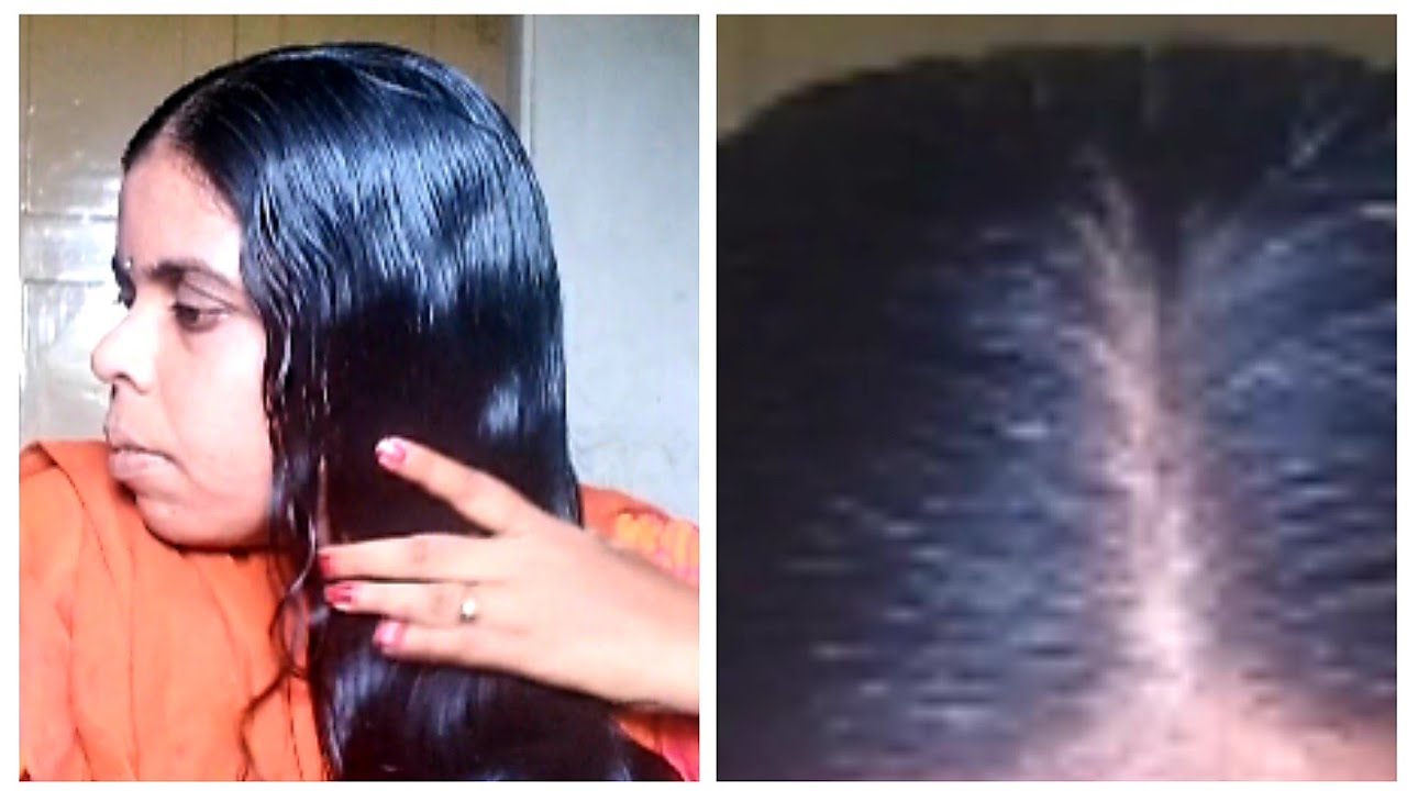 heavy hair oiling routine single bride requested video - YouTube