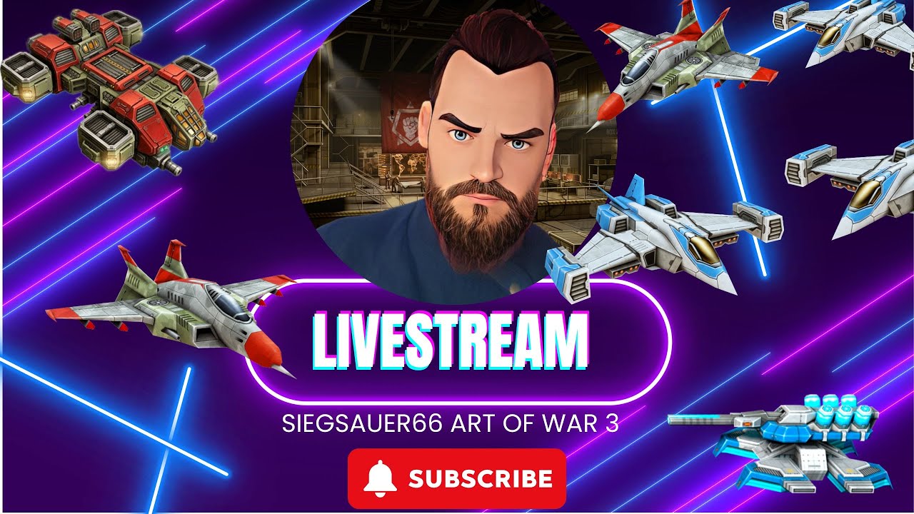 Livestream // online rts game art of war 3 // Siegsauer66 - YouTube