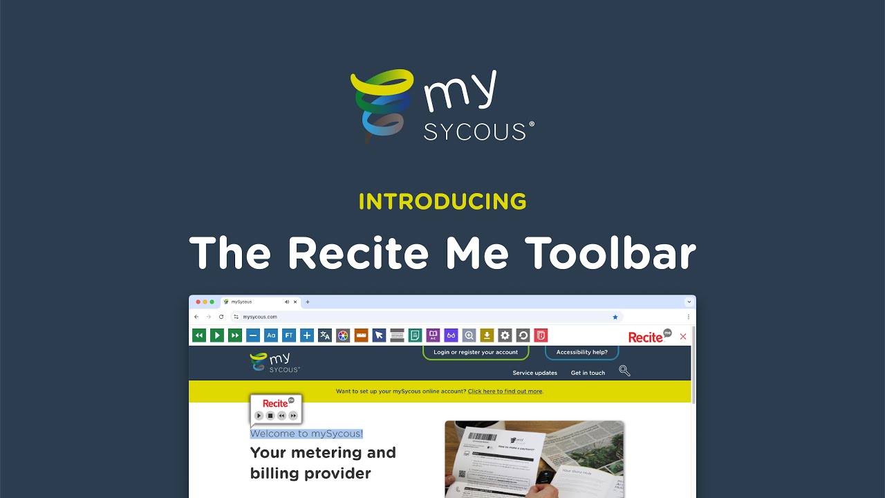 Introducing: The Recite Me Toolbar - YouTube