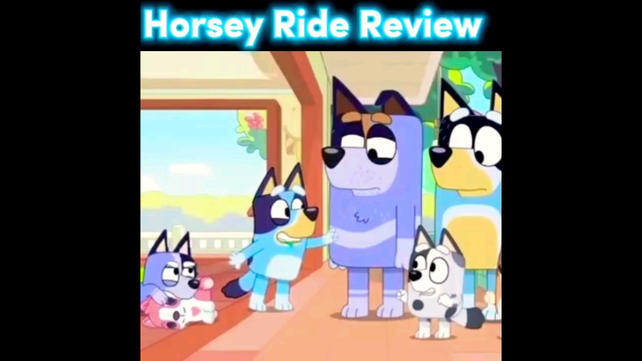 My Bluey Episode Horsey Ride Review - YouTube