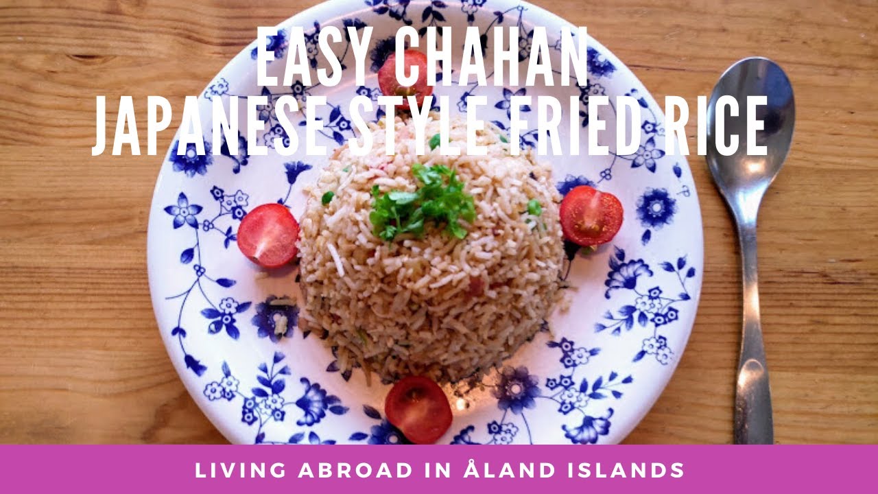 Easy Japanese Inspired Fried Rice (Chahan) - YouTube