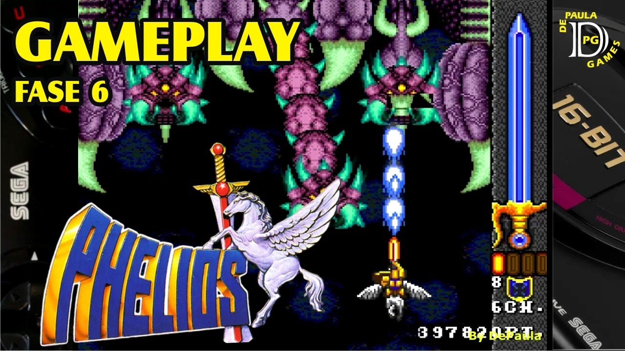 Phelios MEGA DRIVE Gameplay Fase 6 - YouTube