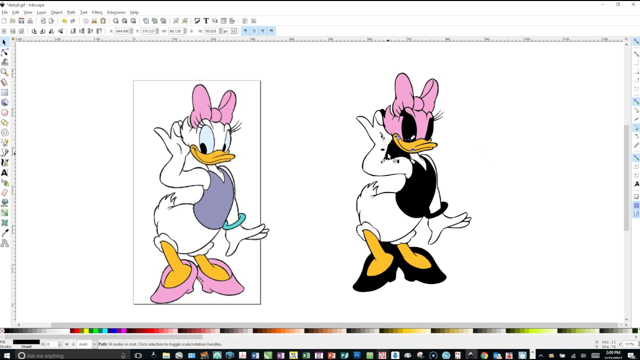 5 Troubleshooting images in Inkscape with broken lines & gaps - YouTube