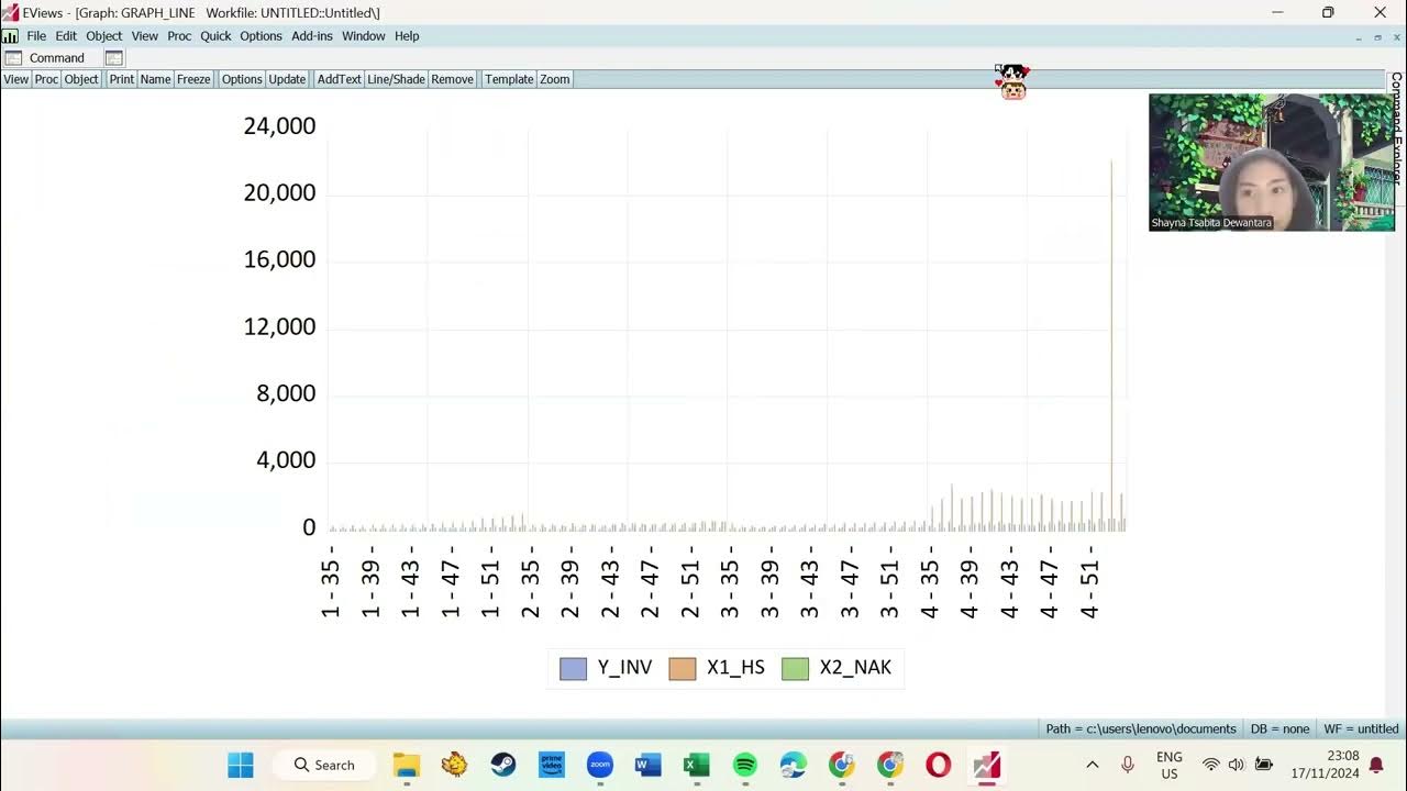 [Kuis Analisis Data Multivariat] Tutorial Penggunaan Aplikasi Eviews Version 13 - YouTube