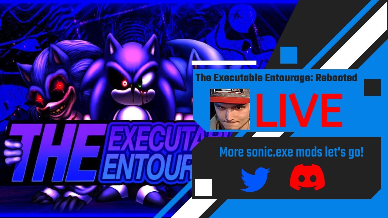 Streaming Vs The Executable Entourage: Rebooted fnf mod - LIVE banger ...