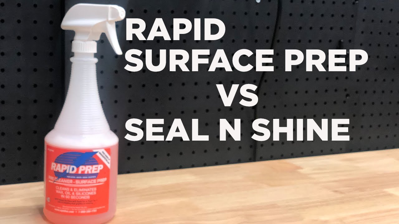 RAPRID PREP - WILL IT REMOVE WAXES AND SEALANTS? TW SEAL AND SHINE VS ...