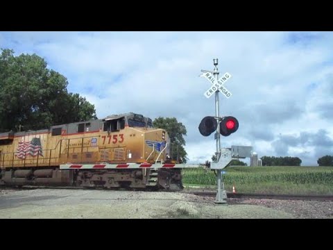 UP 7753 North MCBIT Filmed At North Kasper Siding Strange Horn (8-12-2023) - YouTube