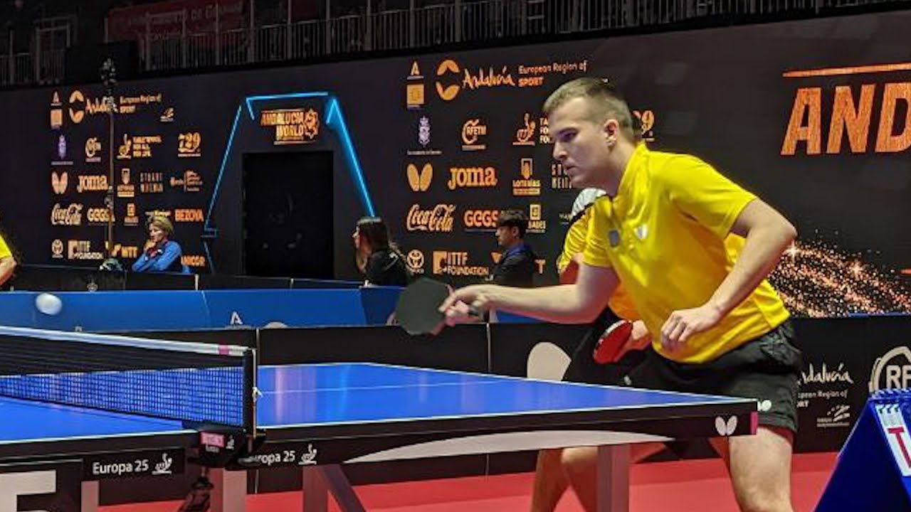 Перше парне золото української команди в настільному тенісі - YouTube