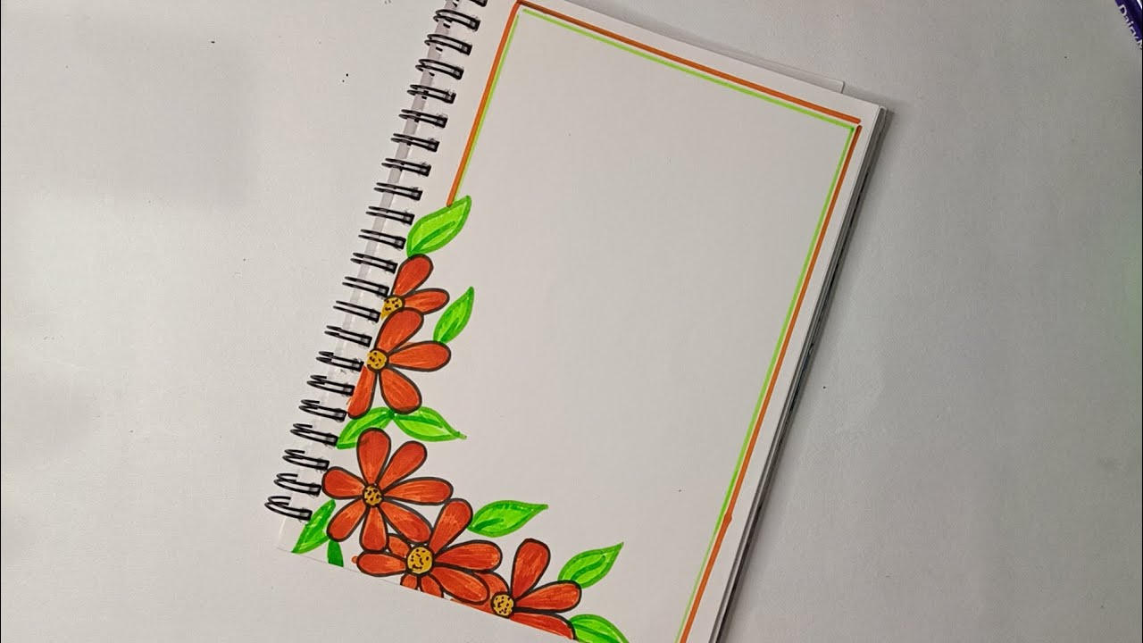 Simple and elegant Page border design for project #elegantdrawings # ...