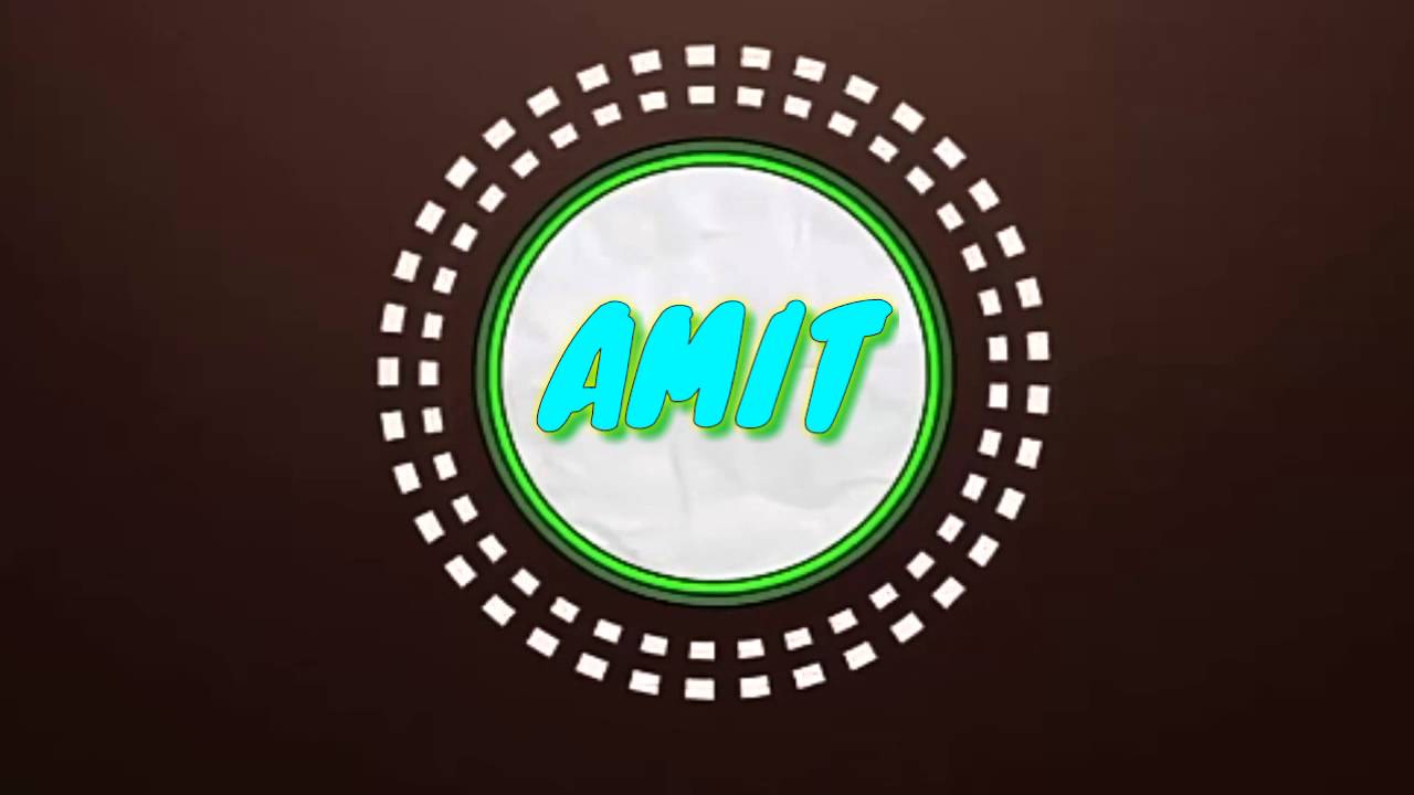 Amit sign - YouTube