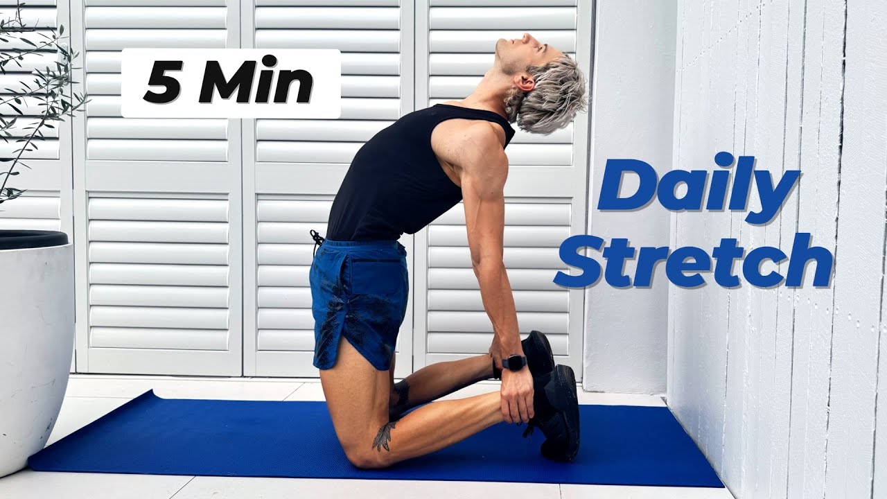 5-Min Daily Stretch | Improve Flexibility & Reduce Tension - YouTube