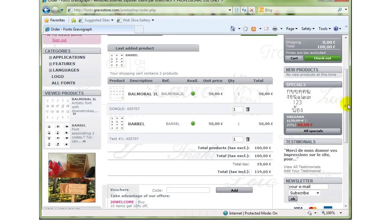 Gravograph Font Library Option - YouTube