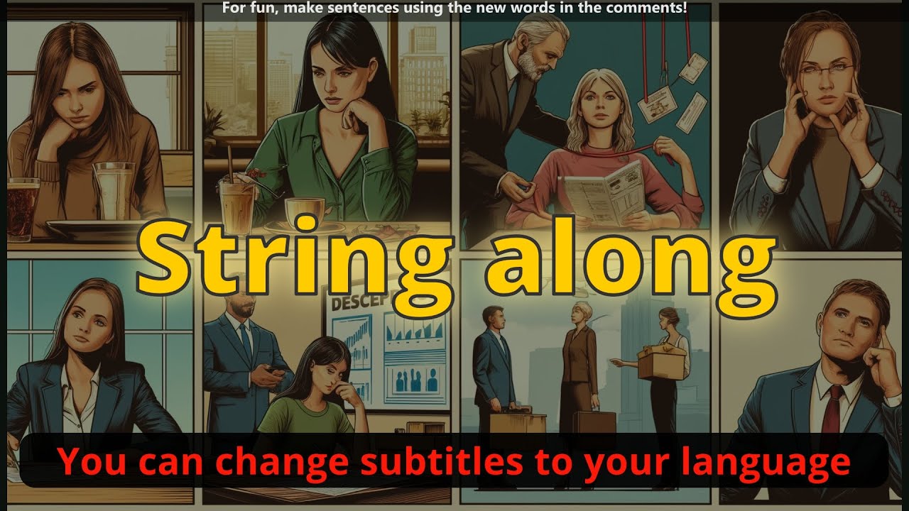 String along meaning with 5 examples - YouTube