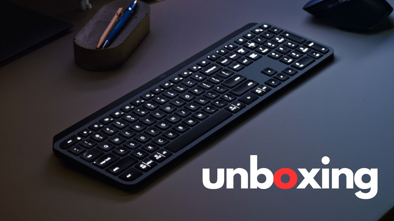 ASMR Unboxing the best keyboard | Graphite Logitech MX Keys Plus - YouTube
