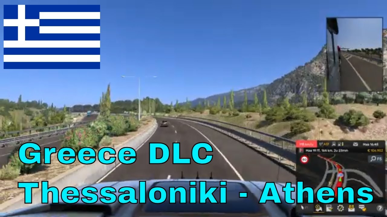 ETS 2 Greece DLC: Thessaloniki - Athens Euro Truck Simulator 2 new DLC ...