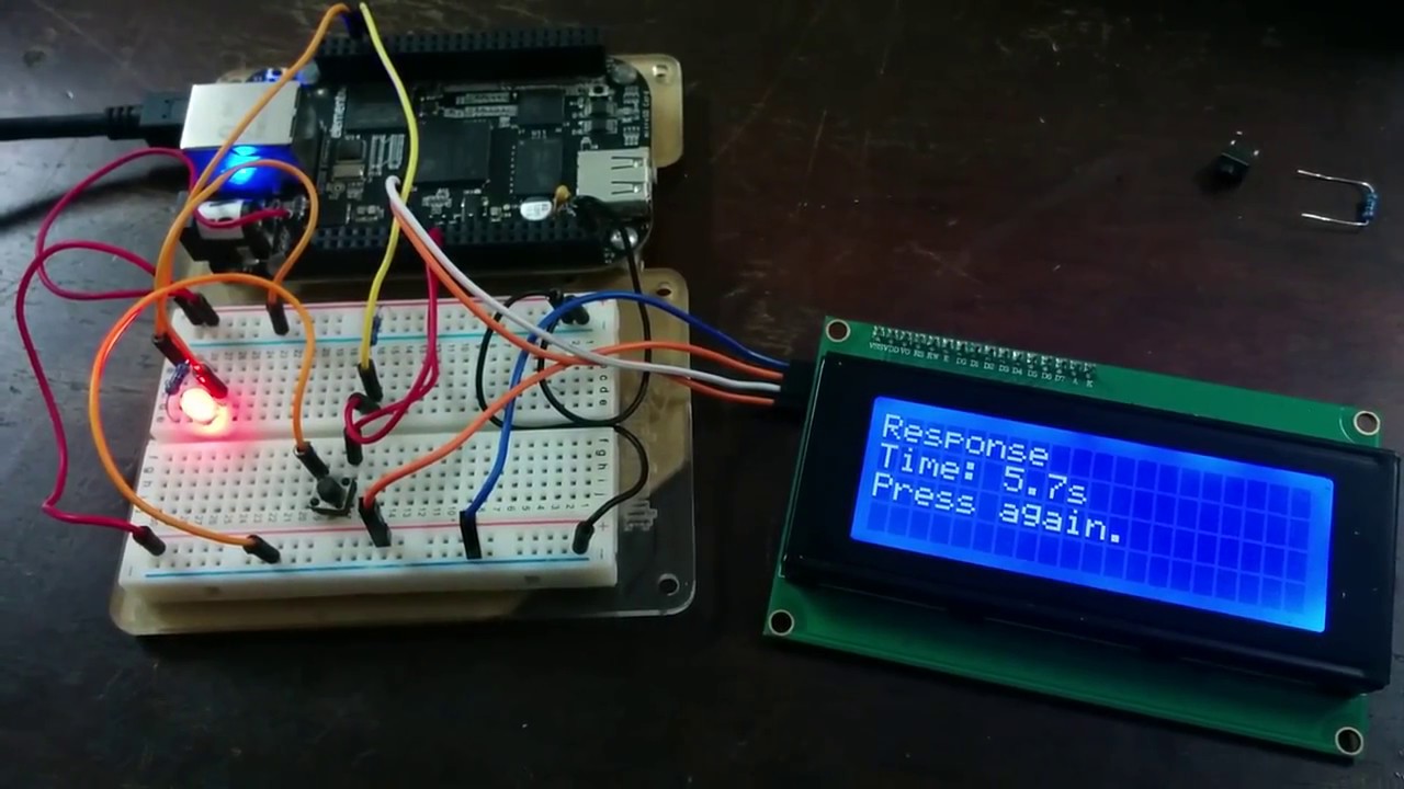 Reaction Time Meter - Real Time Systems Project - YouTube