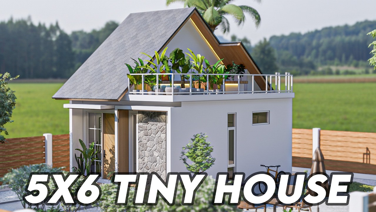 Stunning Tiny House Design, Perfect 5x6 Meters Layout - YouTube