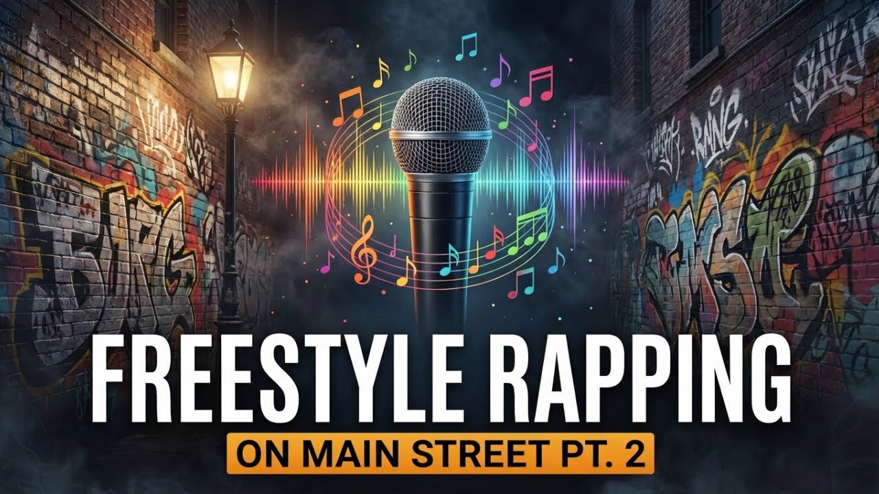 Freestyle Rapping On Main Street Pt. 2 | T-O-N-Y Rap Music - YouTube