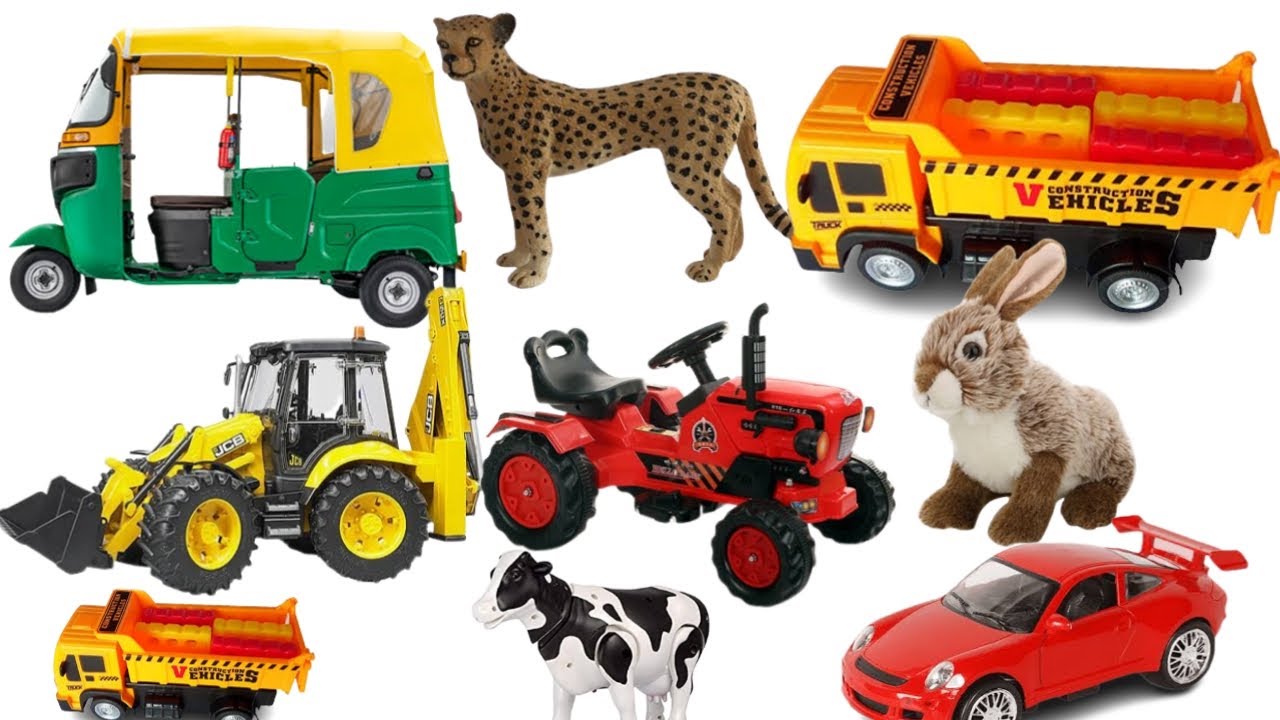 gadi wala cartoon part 3 | Toy helicopter | Tranctor Cartoon | gadi ...