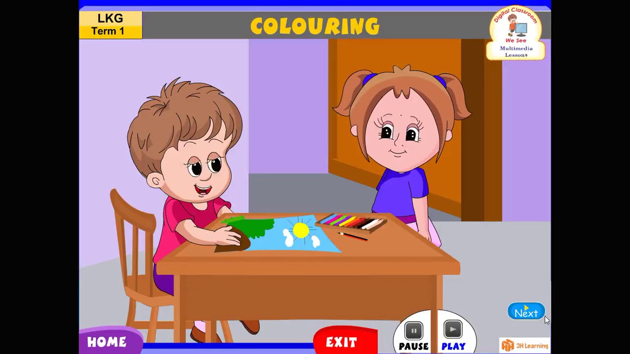 LKG COLORING 19.08.2020 - YouTube