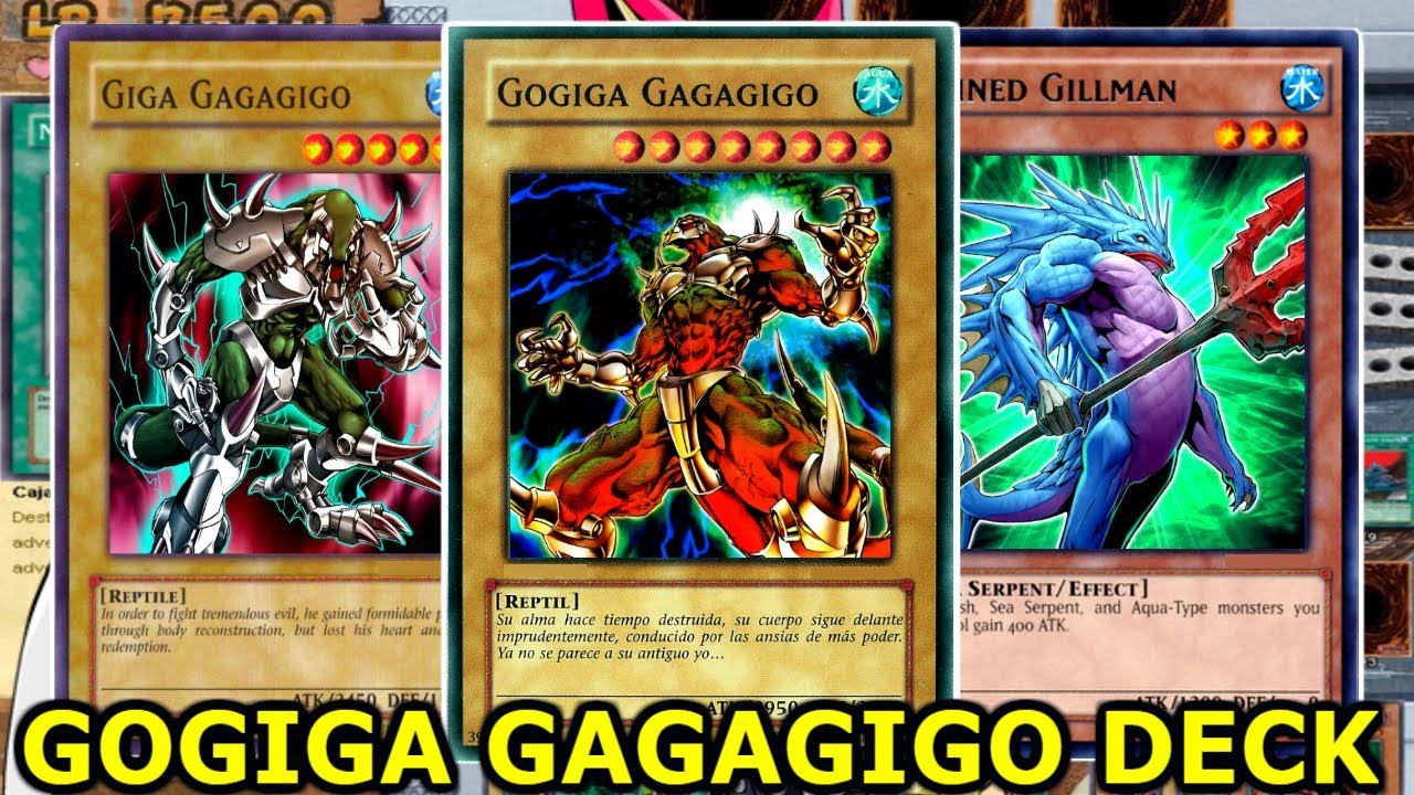 Yu-Gi-Oh! Power of Chaos The Legend Reborn GOGIGA GAGAGIGO DECK - YouTube