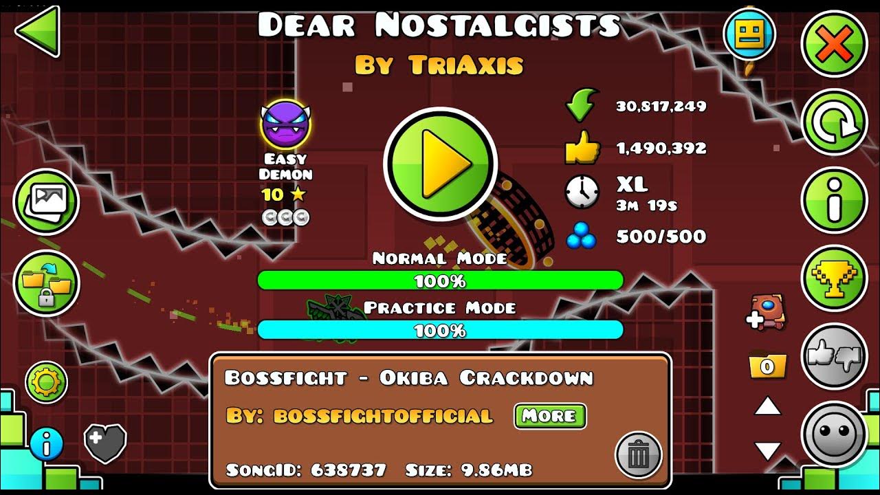 Dear Nostalgists ( 3 coins ) [ Geometry Dash ] - YouTube