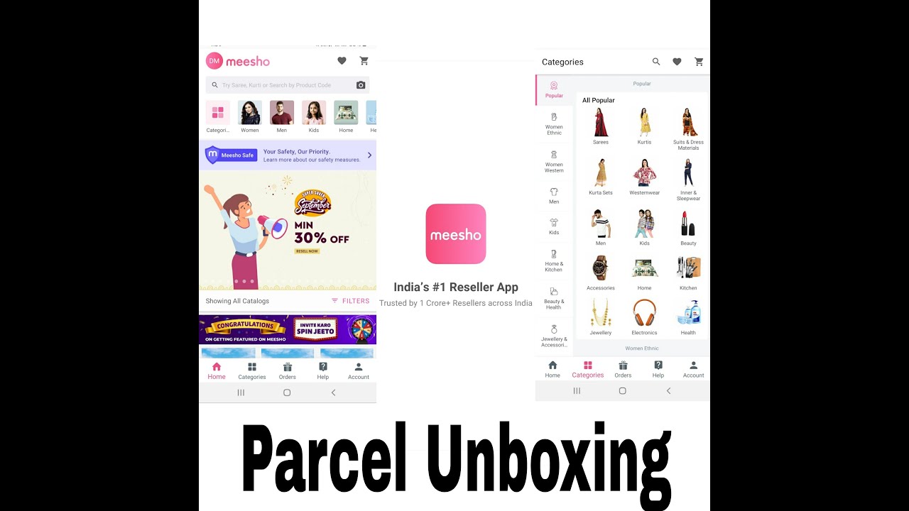 Meesho product parcel Unboxing|Meesho haul|Meesho app product Unboxing ...