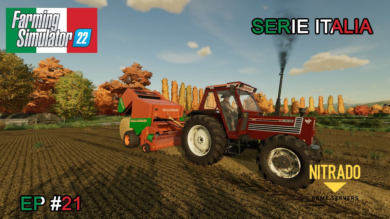 FS22 SERIE ITALIA #21 NUOVA IMBALLATRICE GALLIGNANI - YouTube