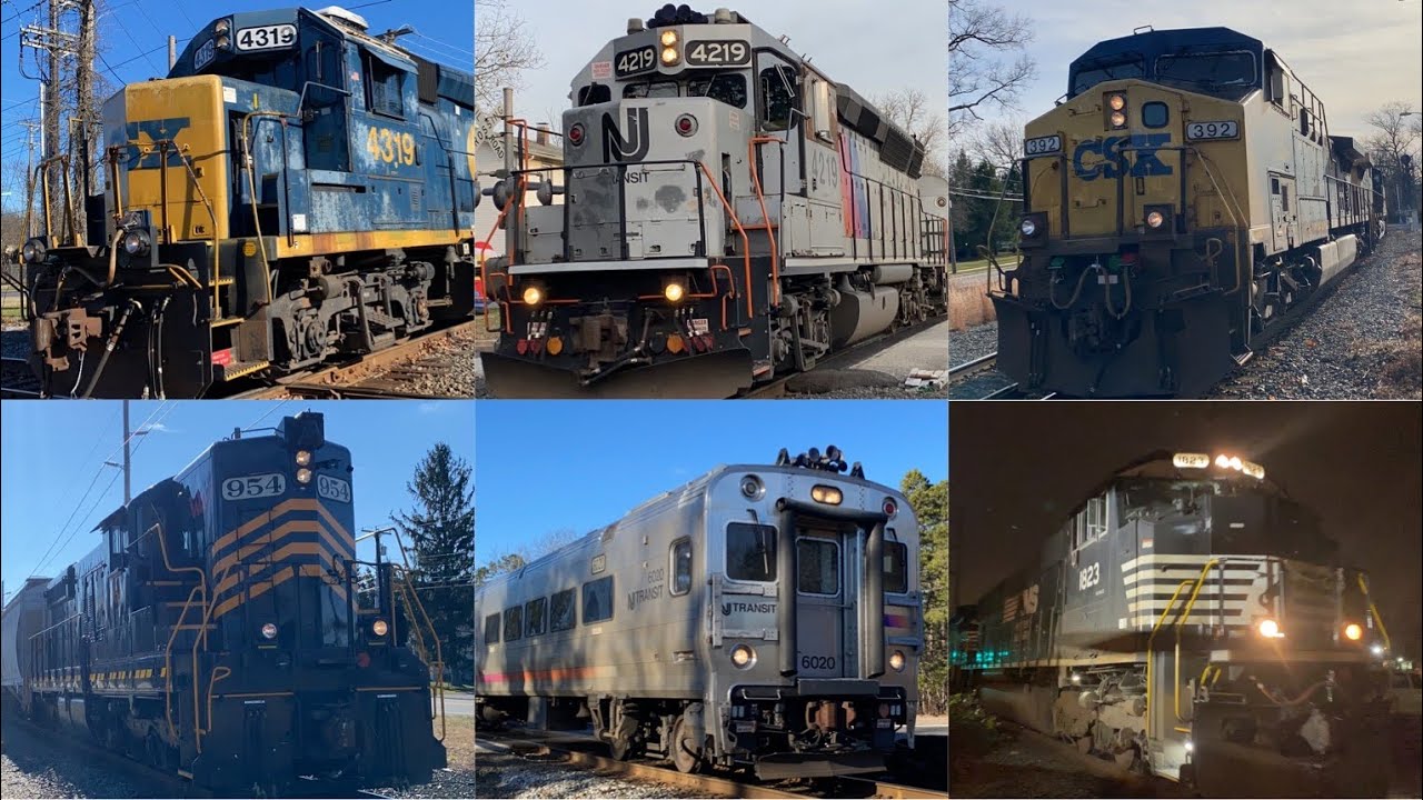 A RARE CSX GP39-2 AND ROAD POWER ON CSAO?!!! INSANE South Jersey Rail Action At The End Of 2020 ...