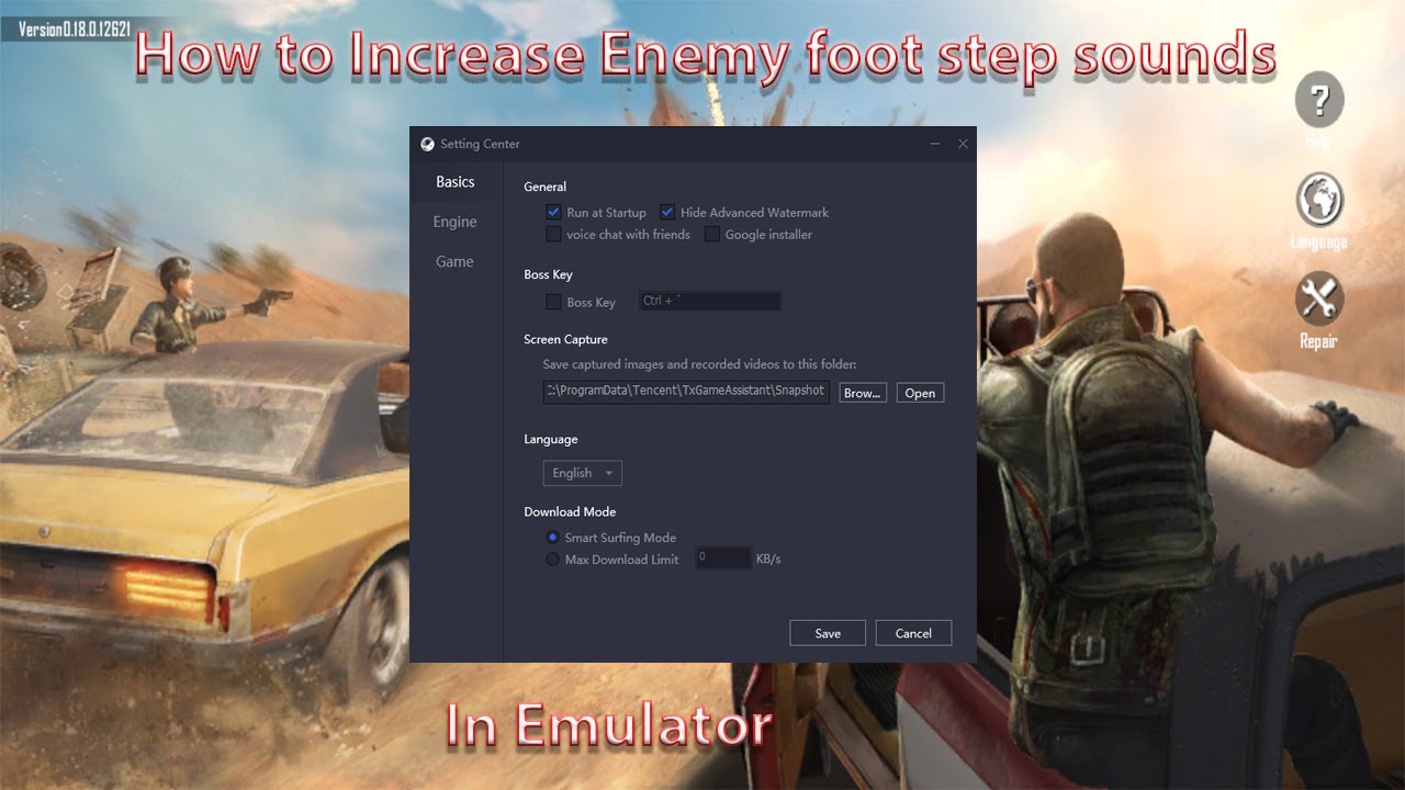 How to increase foot step sounds in emulator - YouTube