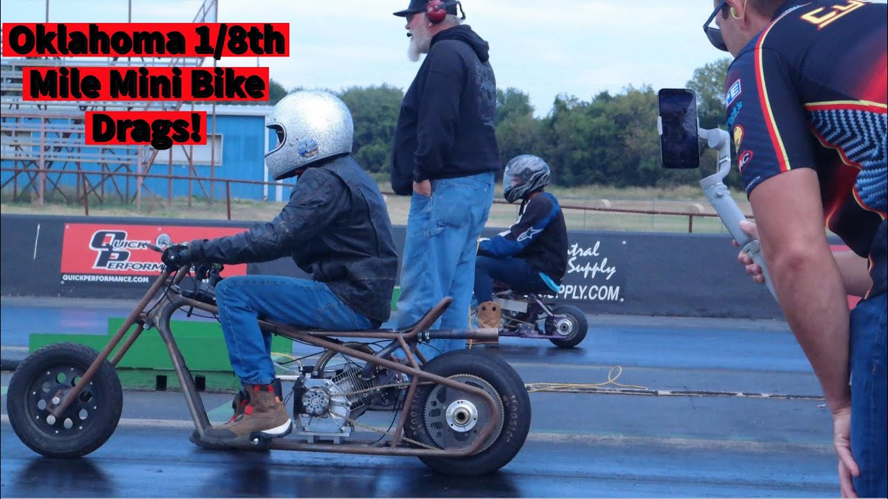 Mini Bike Drag Races in Oklahoma and More!! - YouTube