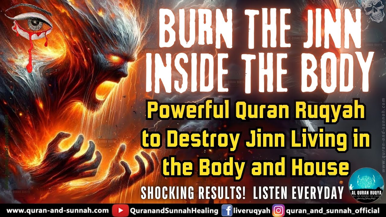 Burn the Jinn Inside the Body | Powerful Quran Ruqyah to Destroy Jinn ...