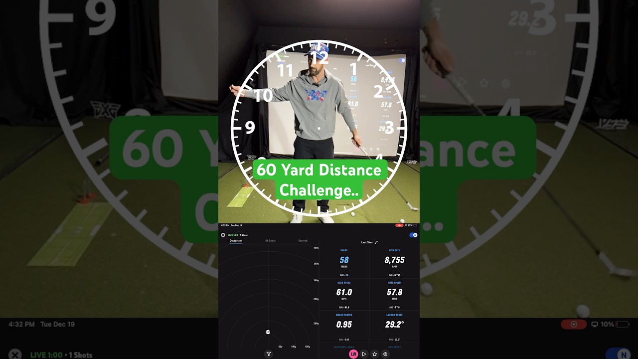 How Many Shots For a 60 Yard Simple Golf Pitching Challenge - YouTube