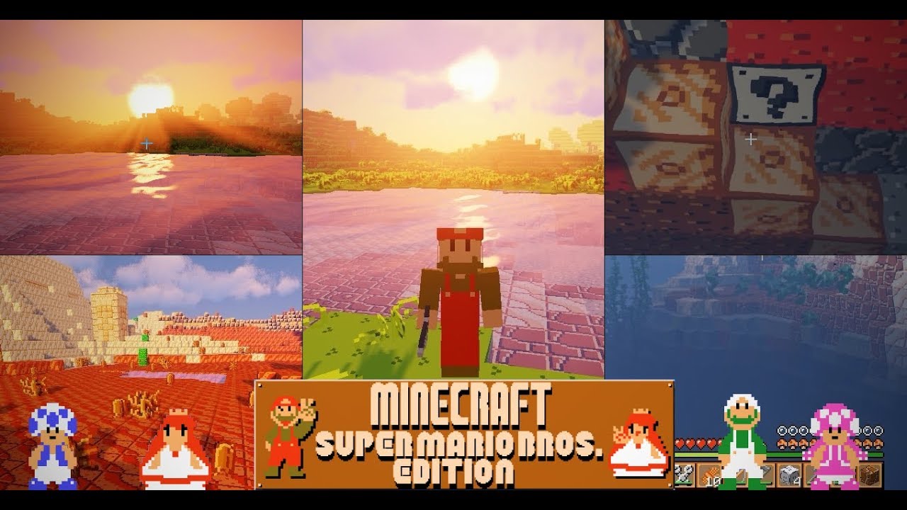 Minecraft 1.14.4 | Super Mario Bros. Edition!! HD - YouTube