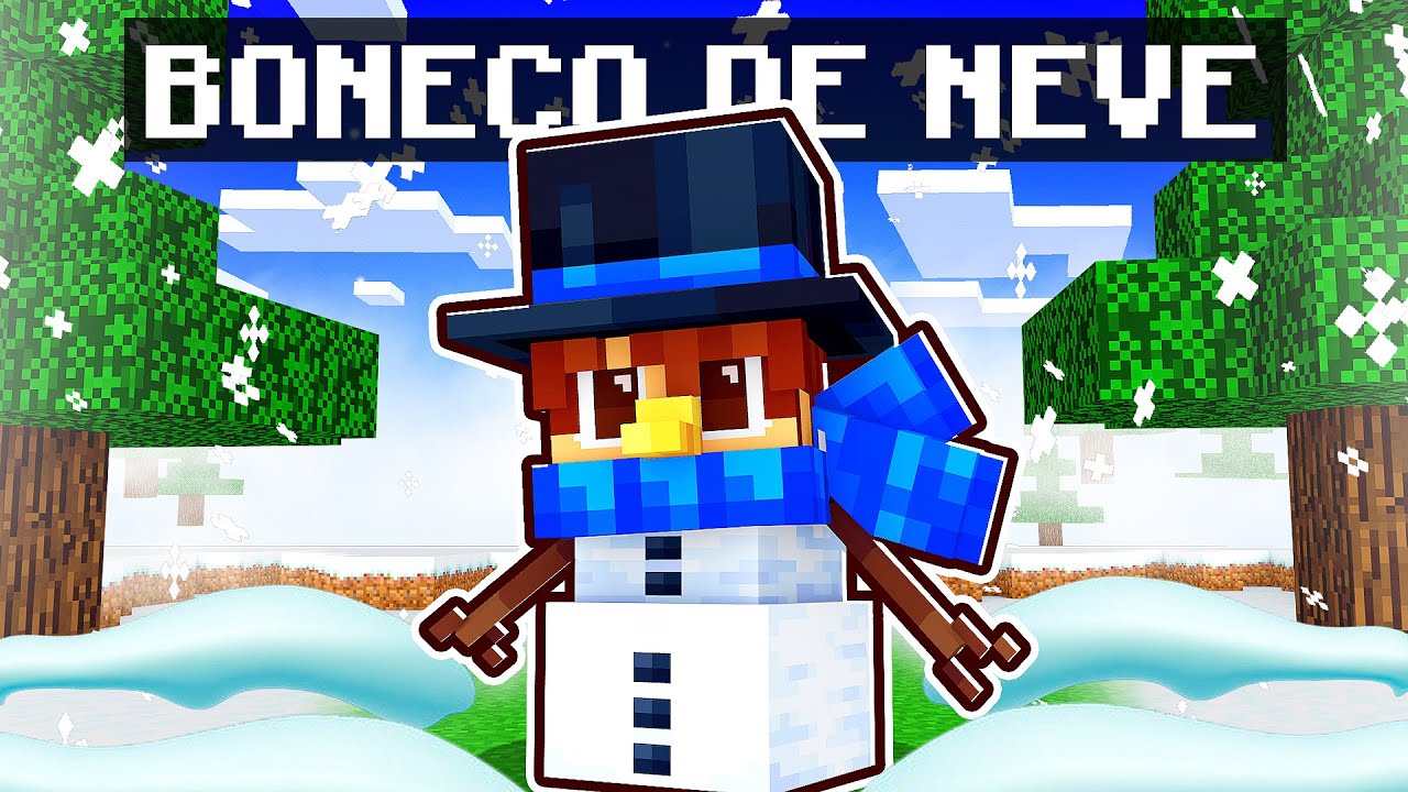 S4ULO É UM BONECO DE NEVE no Minecraft - YouTube