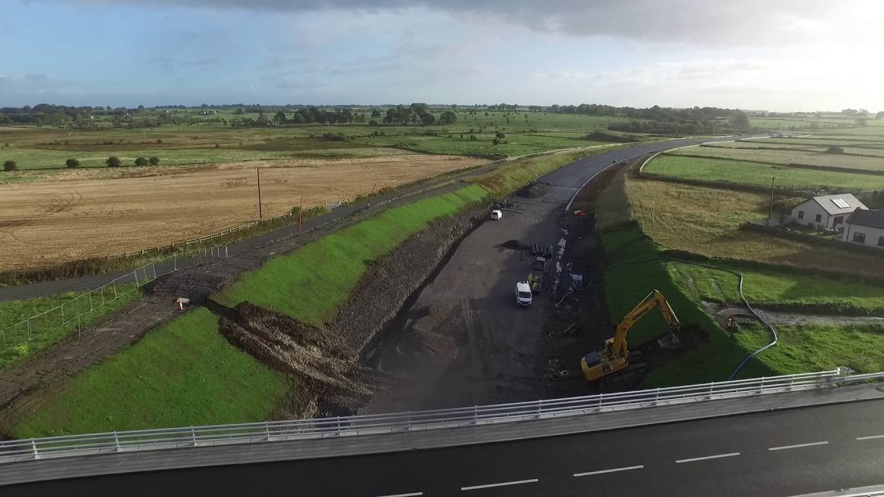 Roadbridge Section of Tuam By-Pass - YouTube