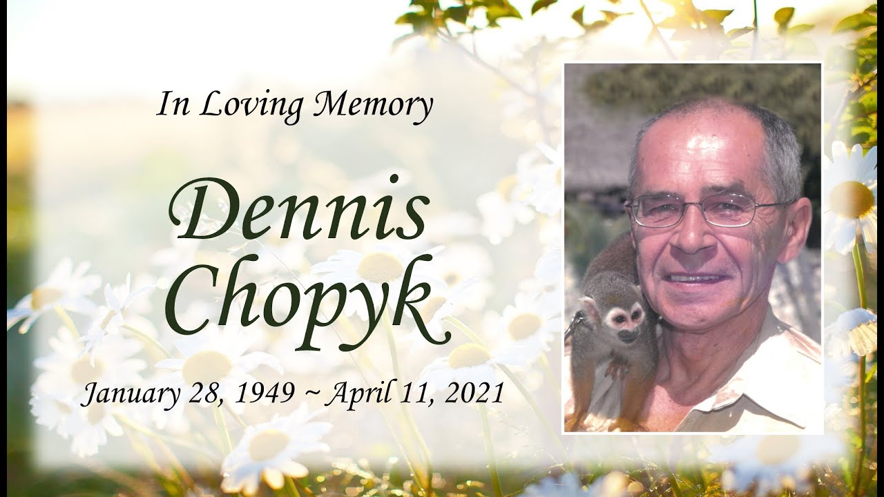 Dennis Chopyk Funeral Service - YouTube