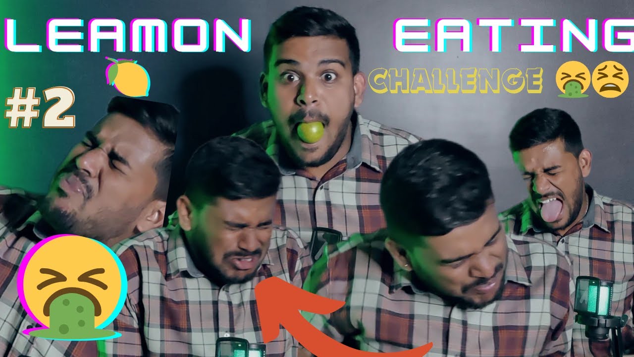 Lemon 🍋 Eating Challenge Without Expression | ನಿಂಬೆಹಣ್ಣು 🤮😫 - YouTube