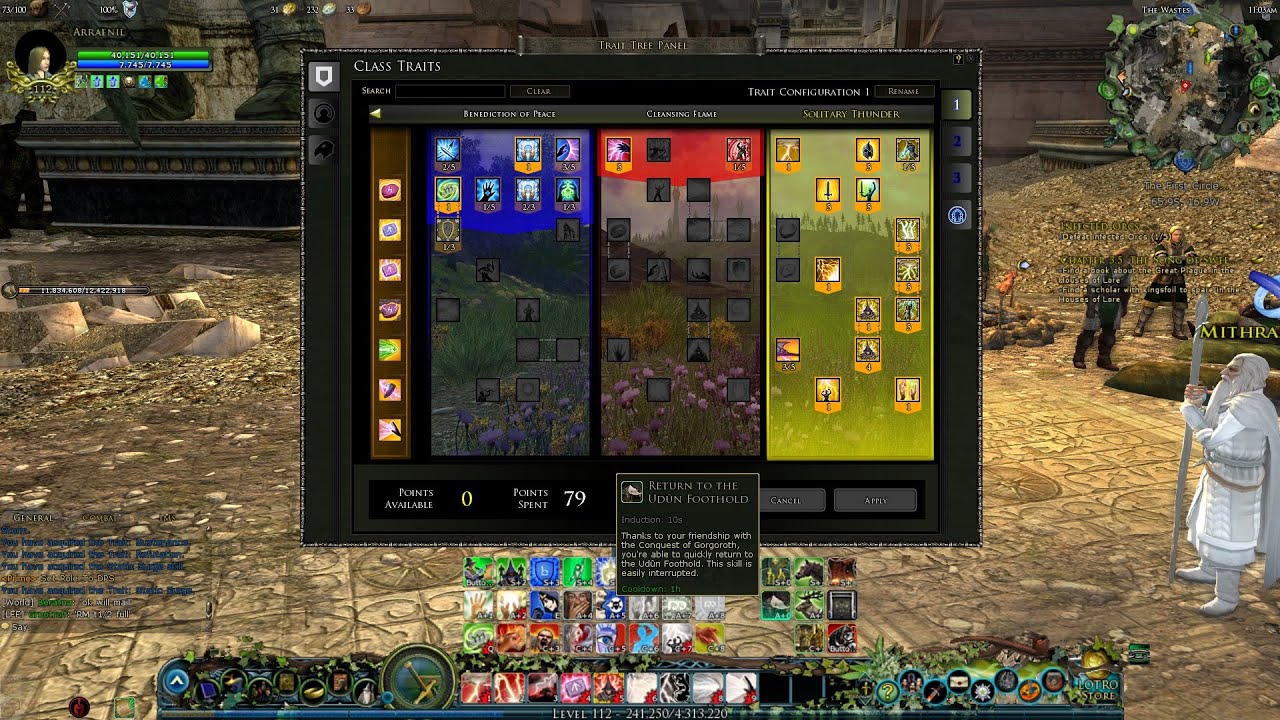 Lotro My Yellow Line Rune Keeper Build - YouTube