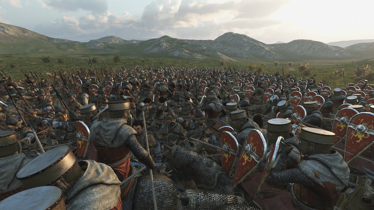Monchug Army vs Vlandia Banner Knight | Mount & Blade Bannerlord - YouTube