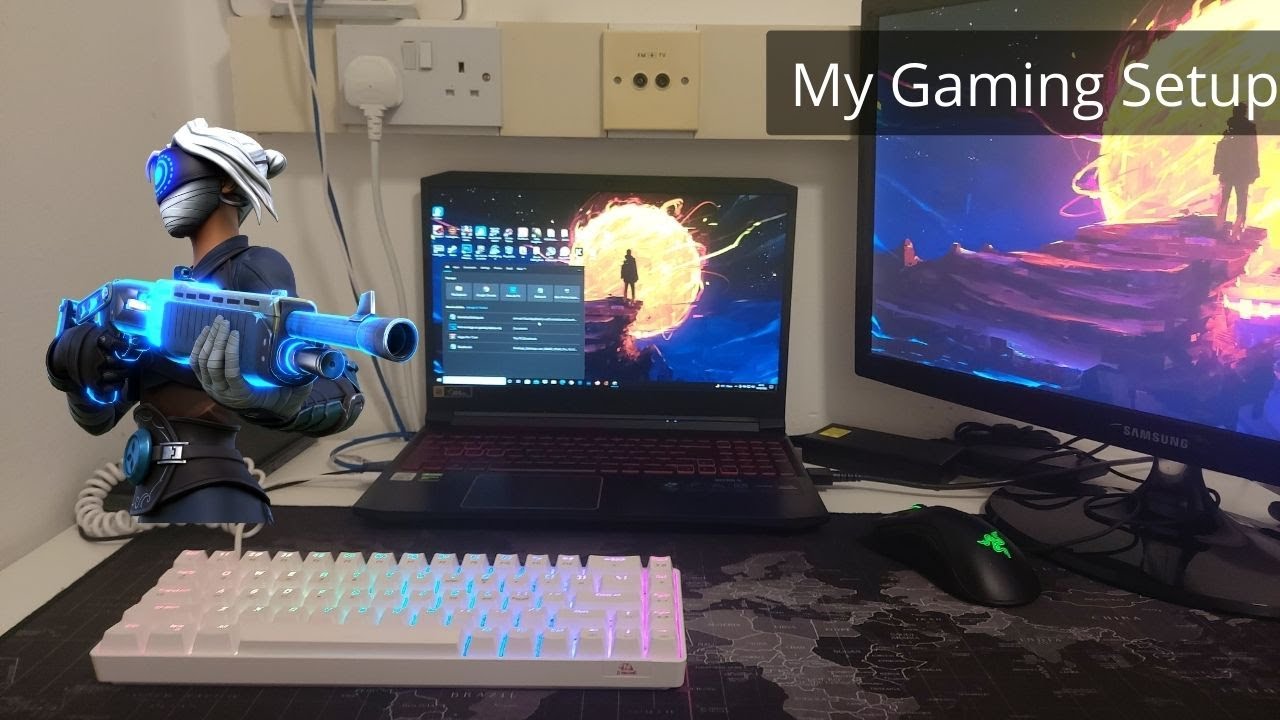 Acer Nitro 5 Gaming Setup ( Room Tour) | Fortnite Gameplay - YouTube