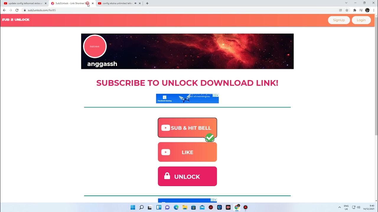 CARA DOWLOAD LEWATI LINK SUB2UNLOCK - YouTube